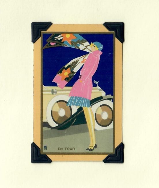 Lady and Rolls Royce Card - Abrahams Store