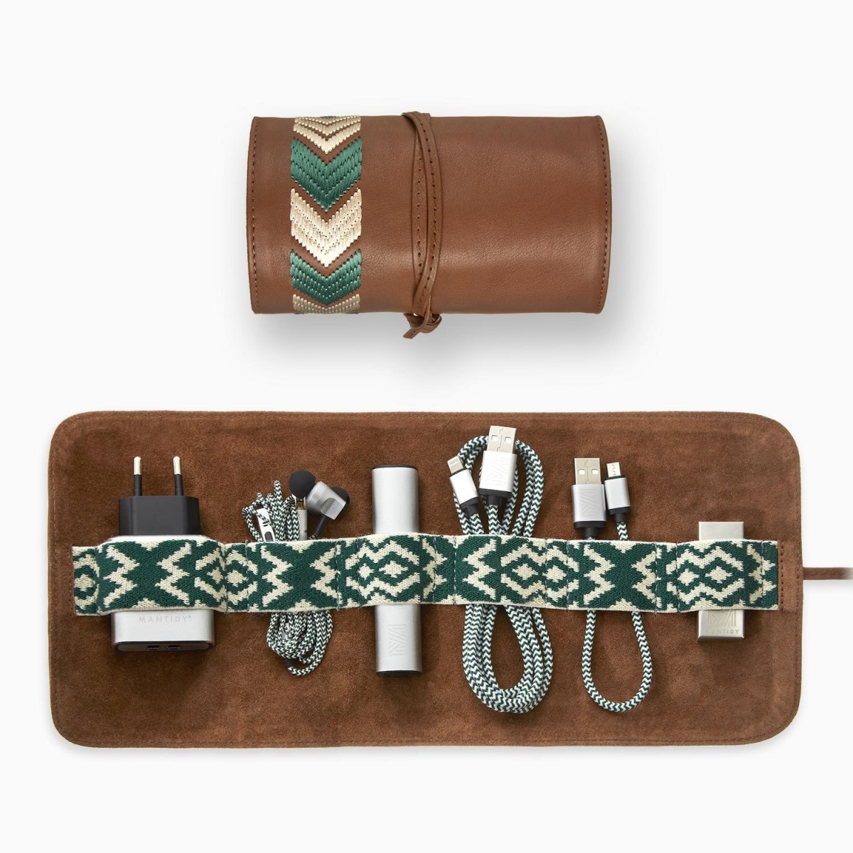 Simply Superb - Tech Roll in Tan Leather - Abrahams Store