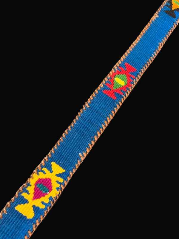 Blue Coloured Maya Belt from Guatemala - Abrahams Store